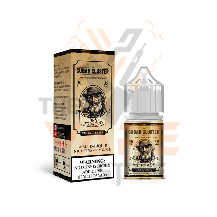 DRY TOBACCO 30ML – SLUGGER CUBAN CLUSTER SERIES - The Vape Store